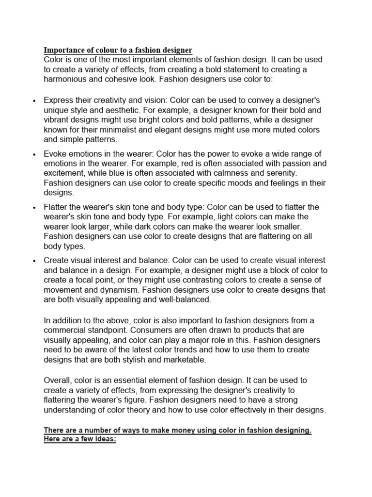 Adi 103 Lesson Five Colour Value Pattern 23 | PDF | Interior Design ...