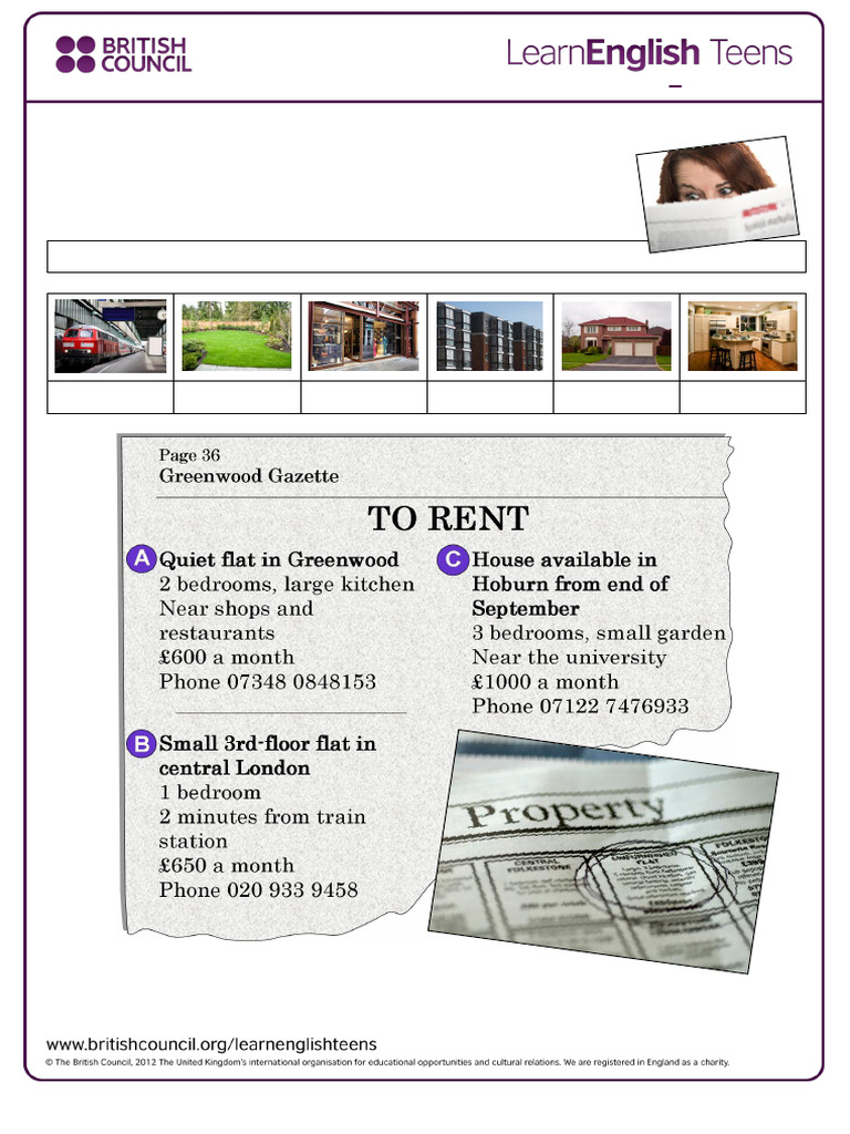 Reading Skills: Finding a Home Exercises | PDF