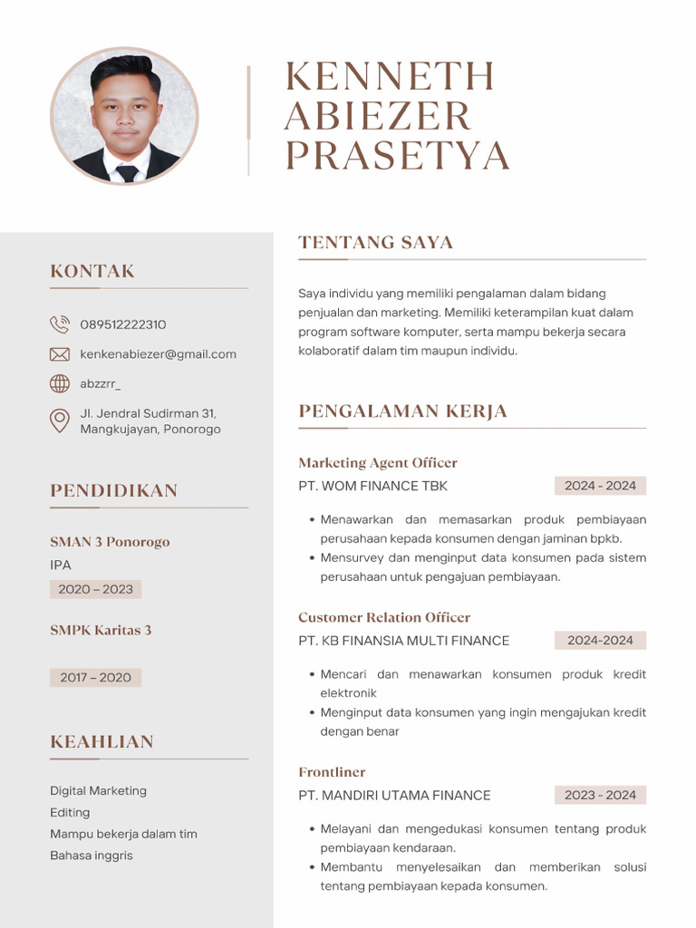 Resume Kenneth | PDF
