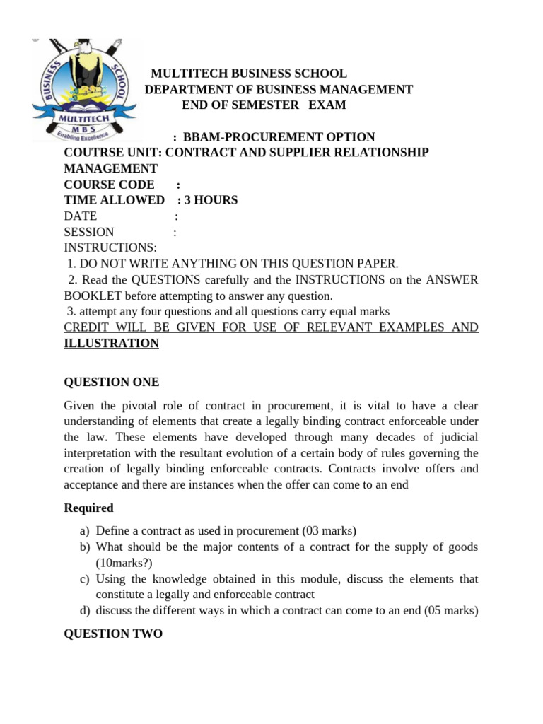 Contract Management Degree | PDF | Alternative Dispute Resolution ...