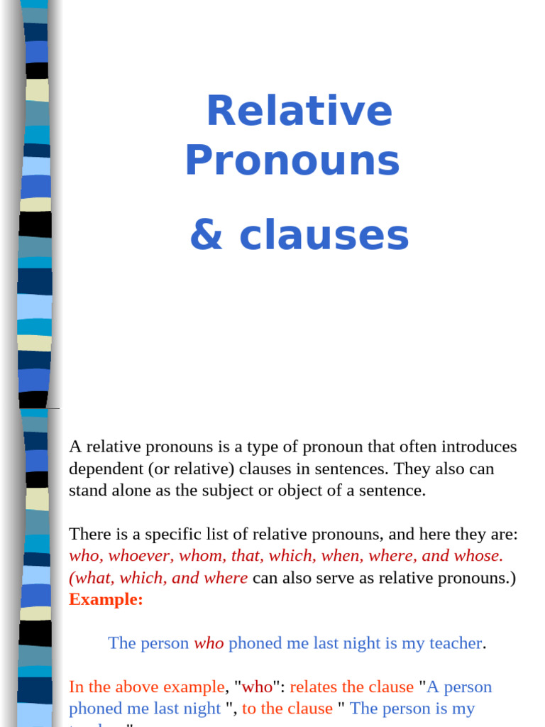 Relative Clauses | PDF