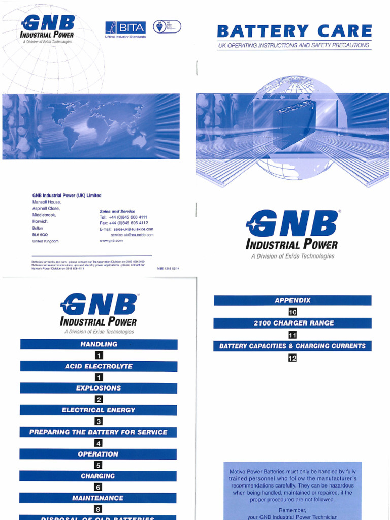 GNB BATTERY CARE_EN | PDF