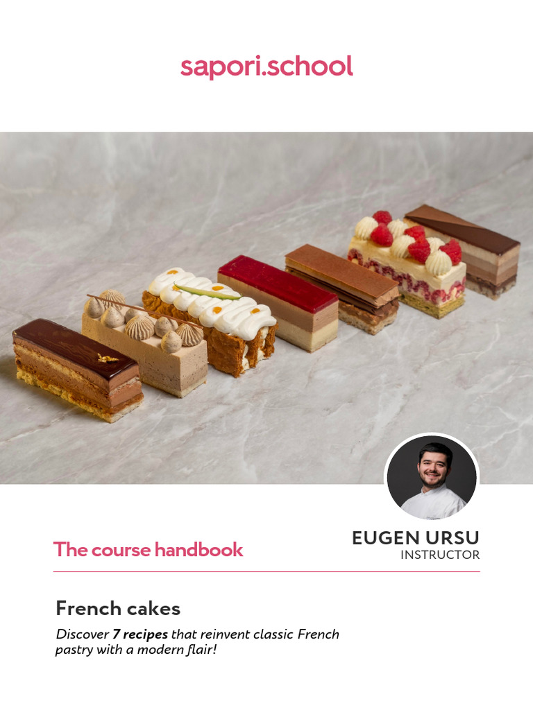 Handbook+French+Cakes | PDF | Cakes | Custard