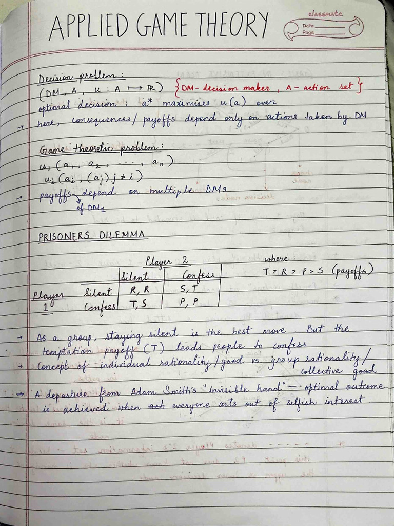 Game Theory 1 | PDF