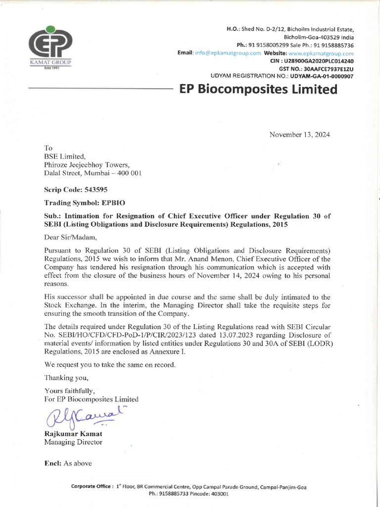 EP Biocomposites Limited | PDF | Knowledge Economy | Business Law