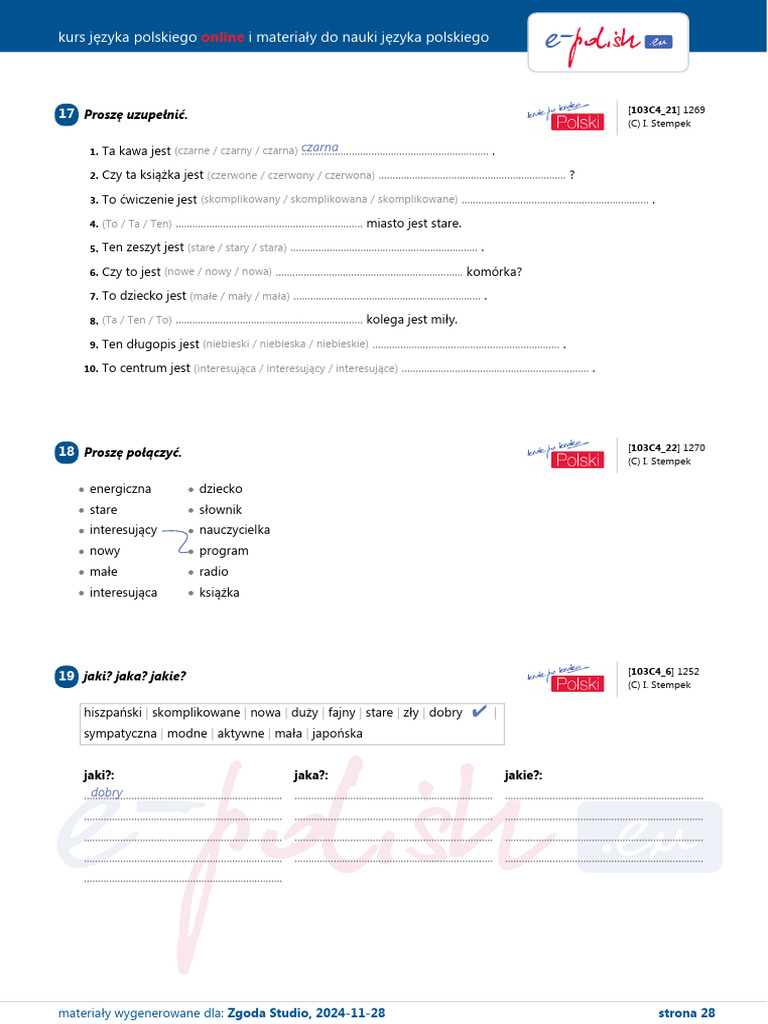 Zadanie Domowe 28.11 | PDF