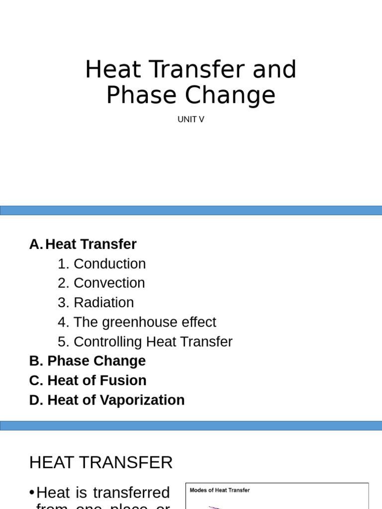 V. Heat Transfer and Phase Change - Students' | PDF | Heat Transfer ...