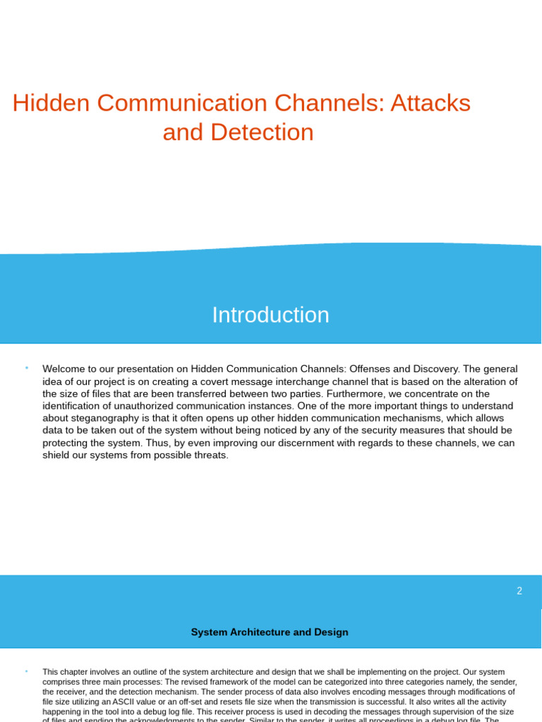 Hidden Communication Channels | PDF | Communication | Ascii