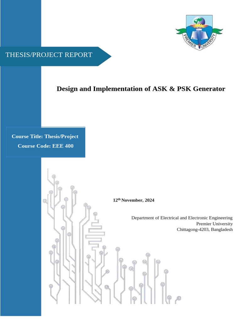 Tanjin - File - Organized (Final1) - MKLKKK (1) JKJK | PDF | Modulation | Information And ...