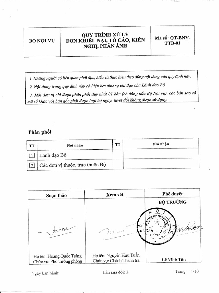 QuyTrinh. Khieu Nai To Cao - 05 | PDF