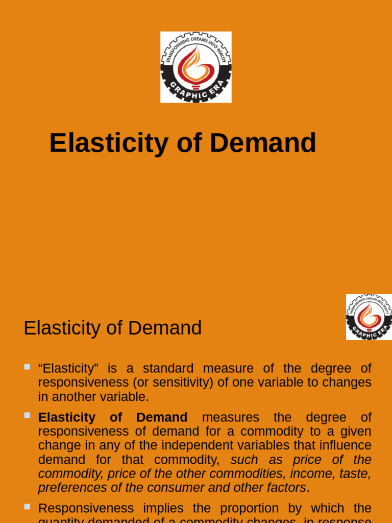 Understanding Demand Elasticity Types | PDF | Elasticity (Economics ...