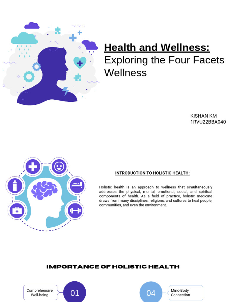 Holistic Health: Four Wellness Facets | PDF | Mental Health | Mindfulness