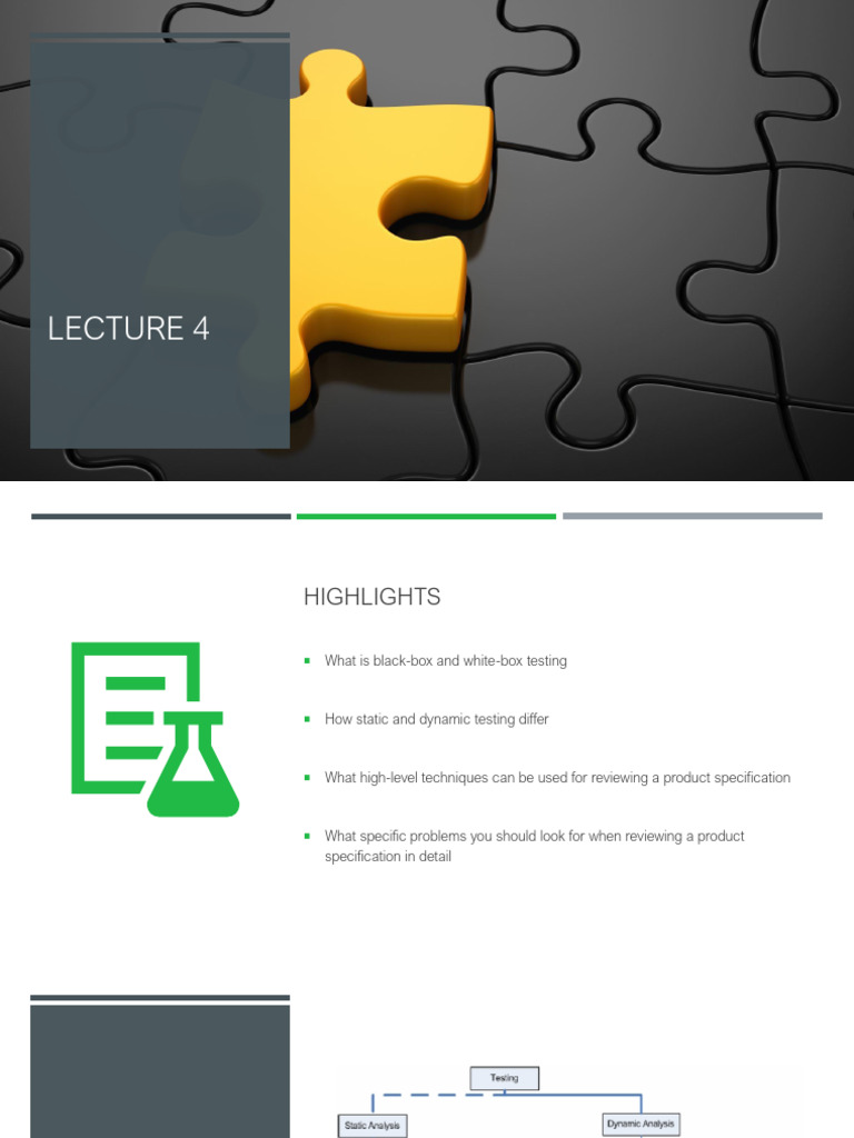 (MMU) Software Varification and Validation - lect4 | PDF | Software Bug | Software