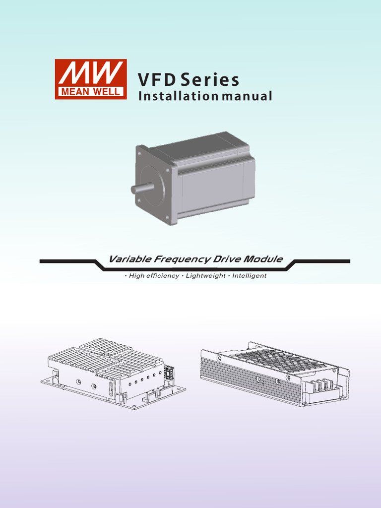 VFD Series Installation Manual | PDF | Electric Motor | Power Supply
