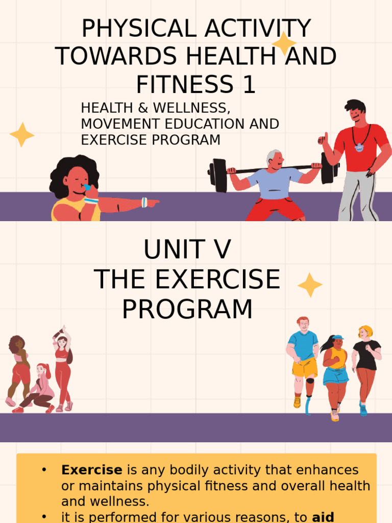 Pathfit 1 Exercise Program | PDF | Physical Fitness | Strength Training