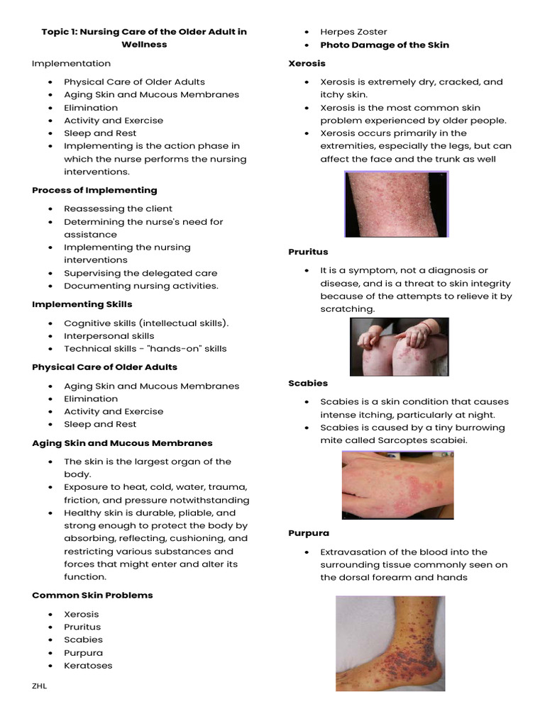 Midterm GERIA | PDF | Urinary Incontinence | Sleep