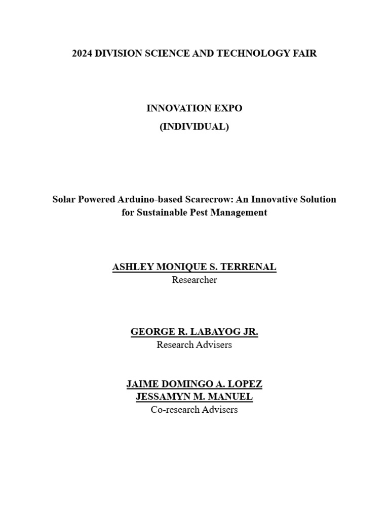 Expo Indiv Research Manuscript | PDF | Usability | Agriculture