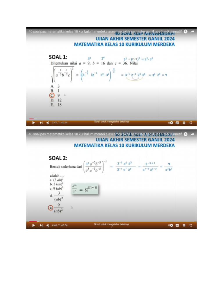 Asas Kelas 10 Bimbel | PDF