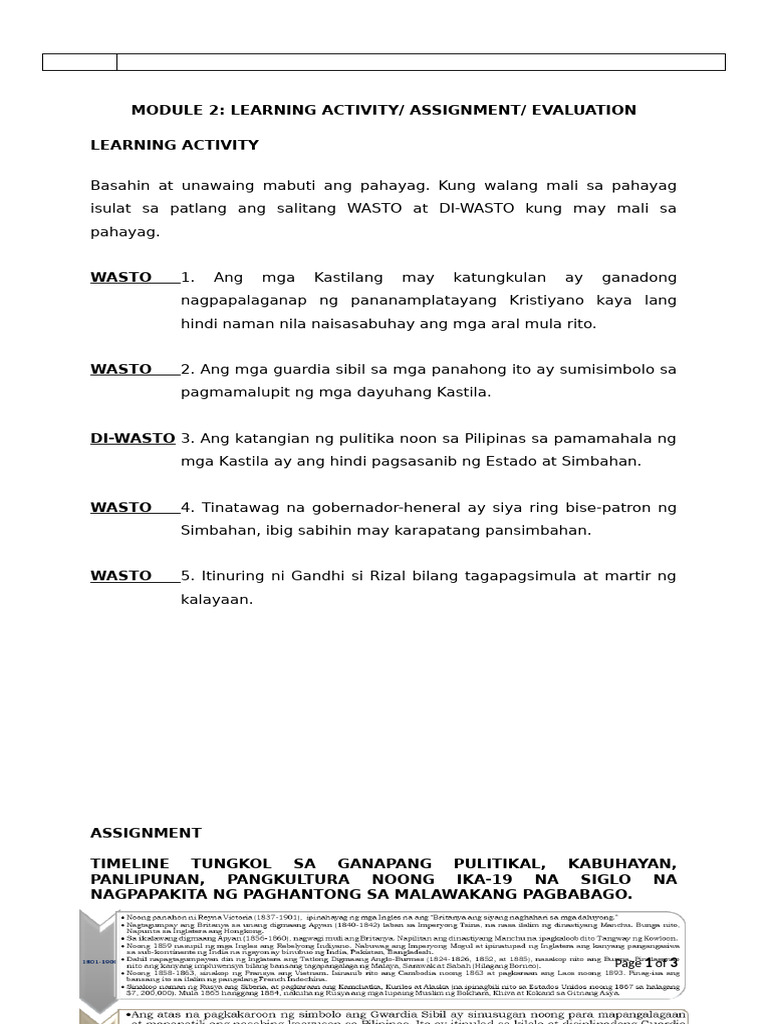 Ge Msrizal - Module 2 Activity | PDF