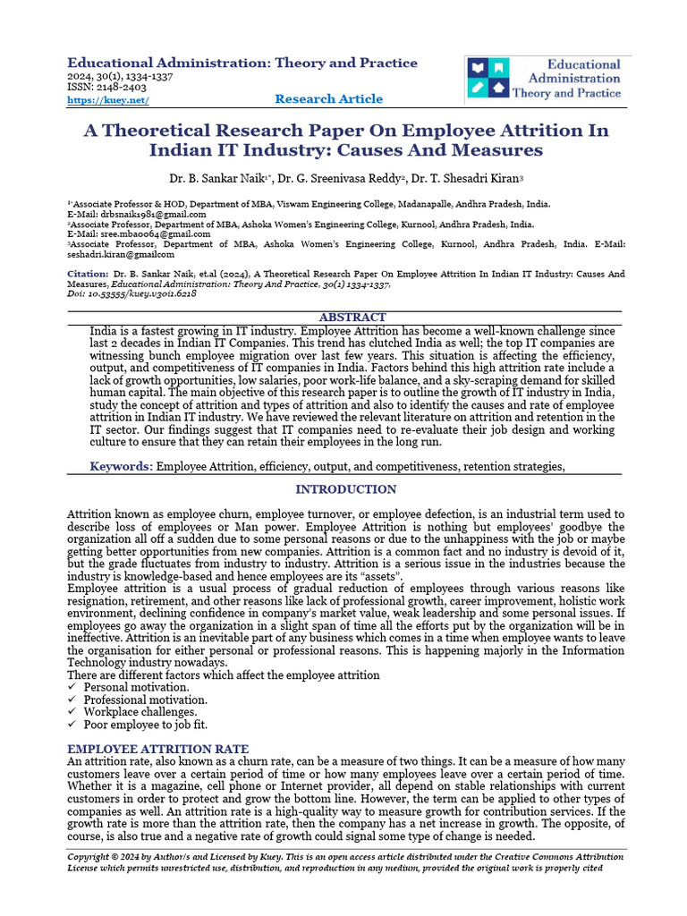 796 Volume 30 No. 1 May 2024 Educational Administration Theory and Practice Final | PDF ...