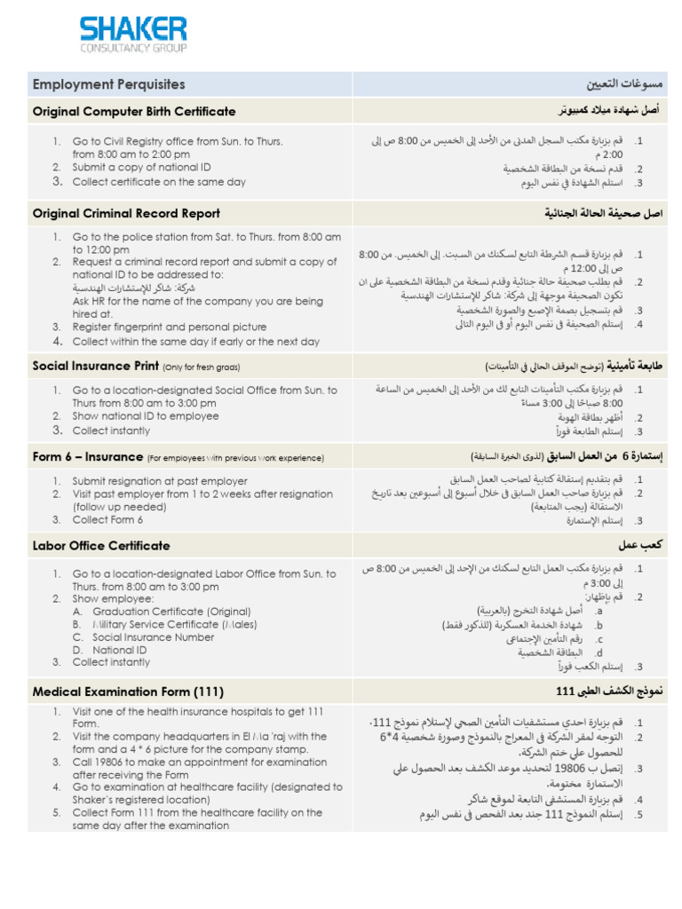 Hiring Documents | PDF