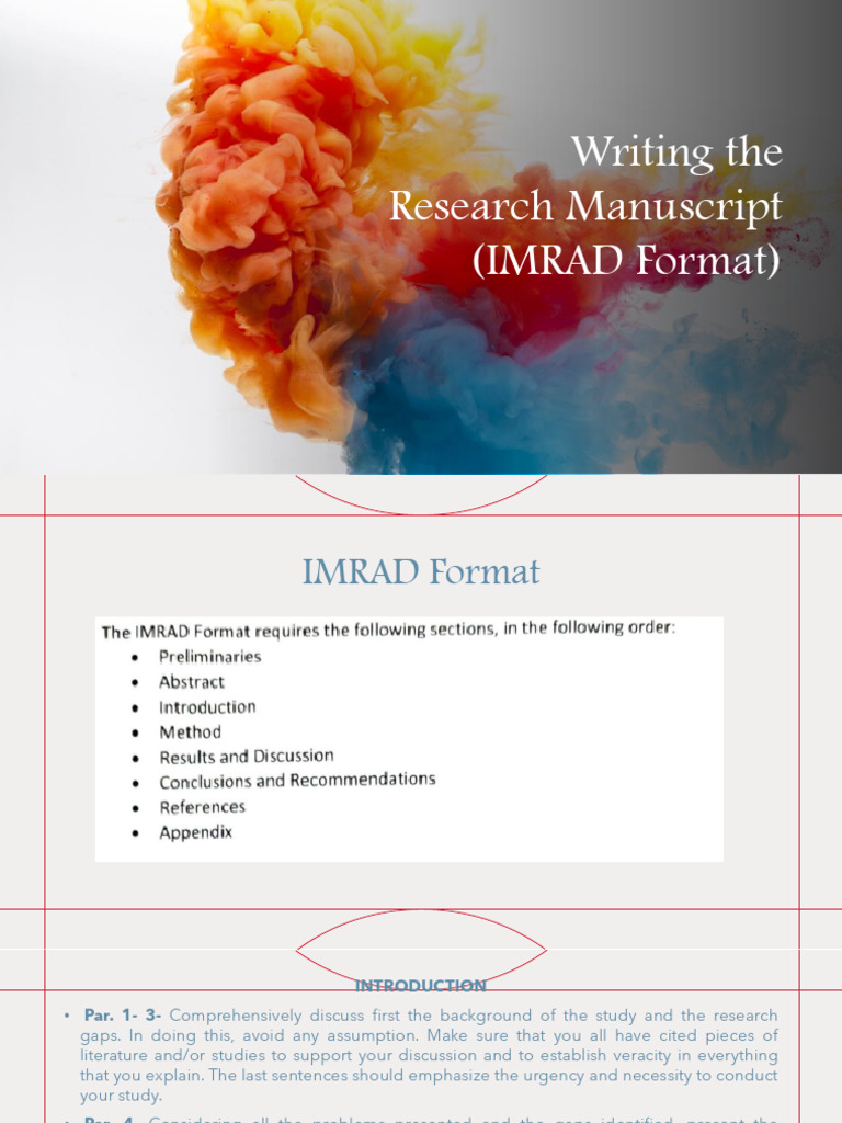 Lesson-14-IMRAD-Format_094152 | PDF | Quantitative Research | Questionnaire Lesson-14-IMRAD-Format_094152 | PDF | Quantitative Research | Questionnaire