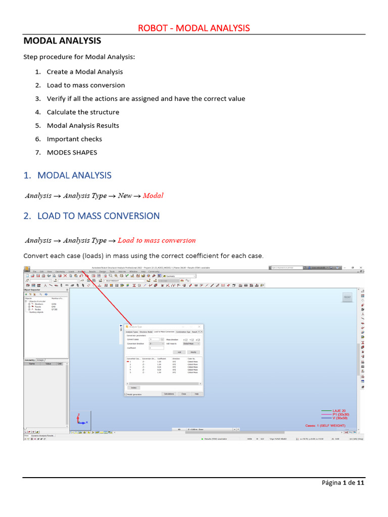 Ades - Robot Analise Modal | PDF