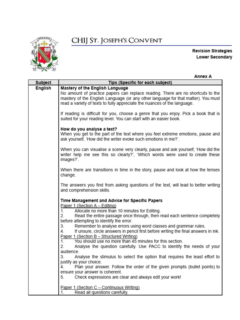 Effective Revision Strategies for Students | PDF | Teachers | Learning