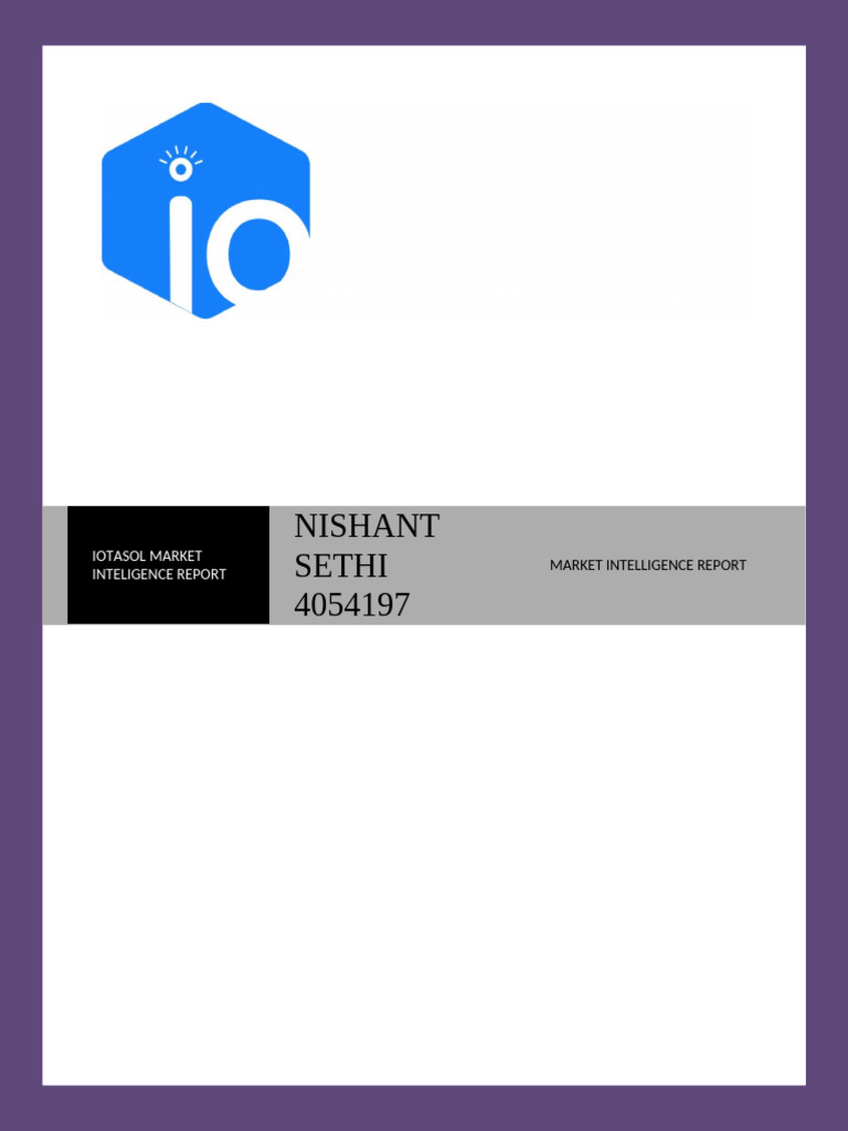 Assessment 1 Market Intelligence Reports | PDF | Corporate Social ...