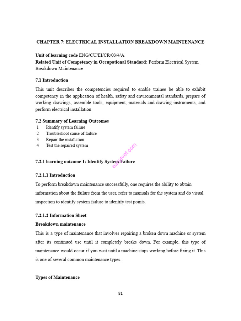 Elec Install Breakdown | PDF | Electric Motor | Electrical Wiring