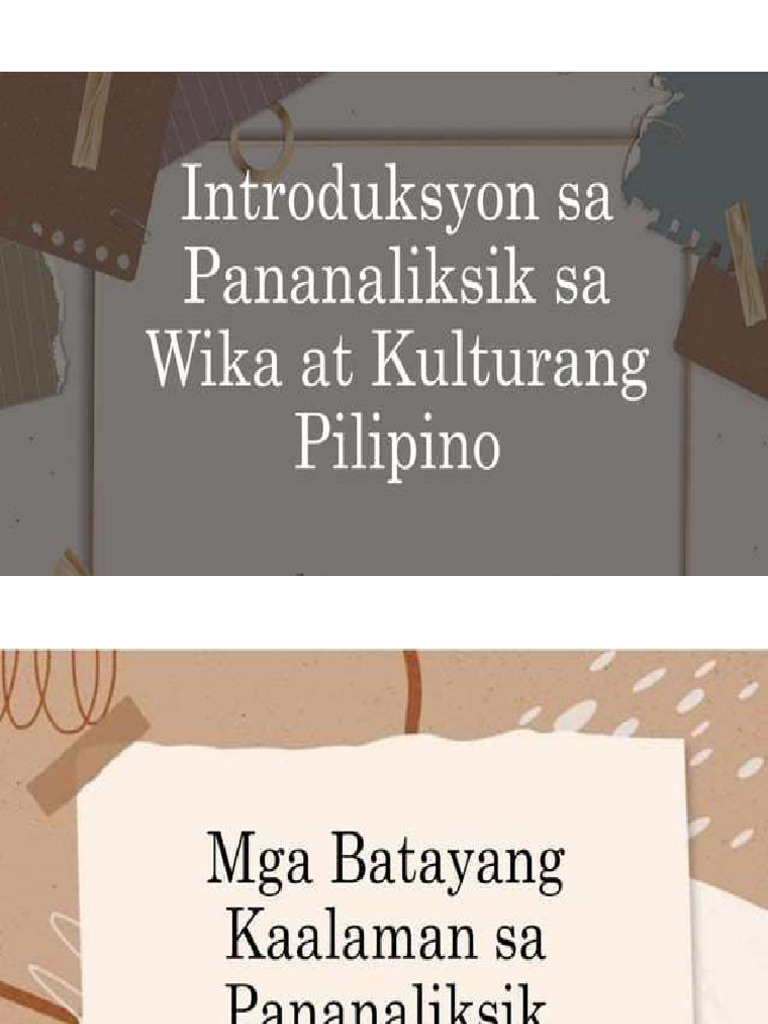 Introduksyon Sa Pananaliksik | PDF