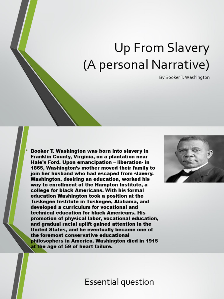 up from slavery | PDF
