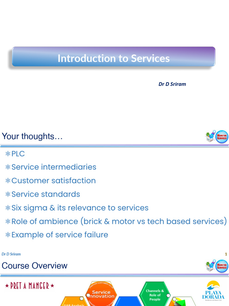 Introduction To Service Marketing Concepts Pdf Business Business