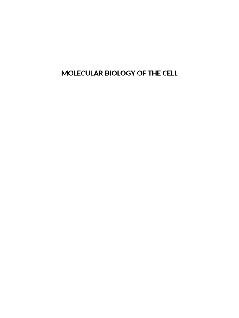 Molecular Biology of The Cell HANDBOOK - v2 | PDF | Agarose Gel ...