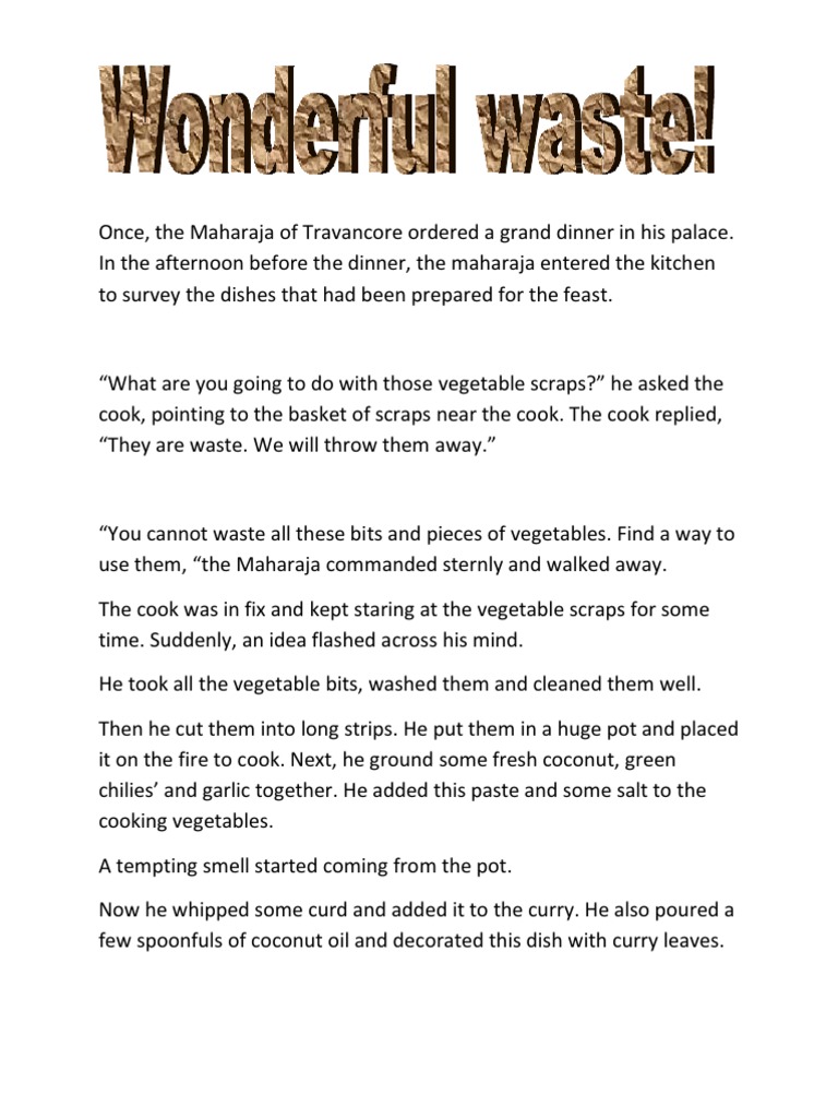 Wonderful Waste | PDF | Home & Garden | Religion & Spirituality