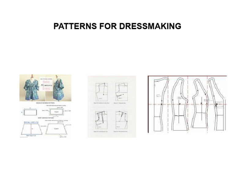 Patterns For Dressmaking | PDF