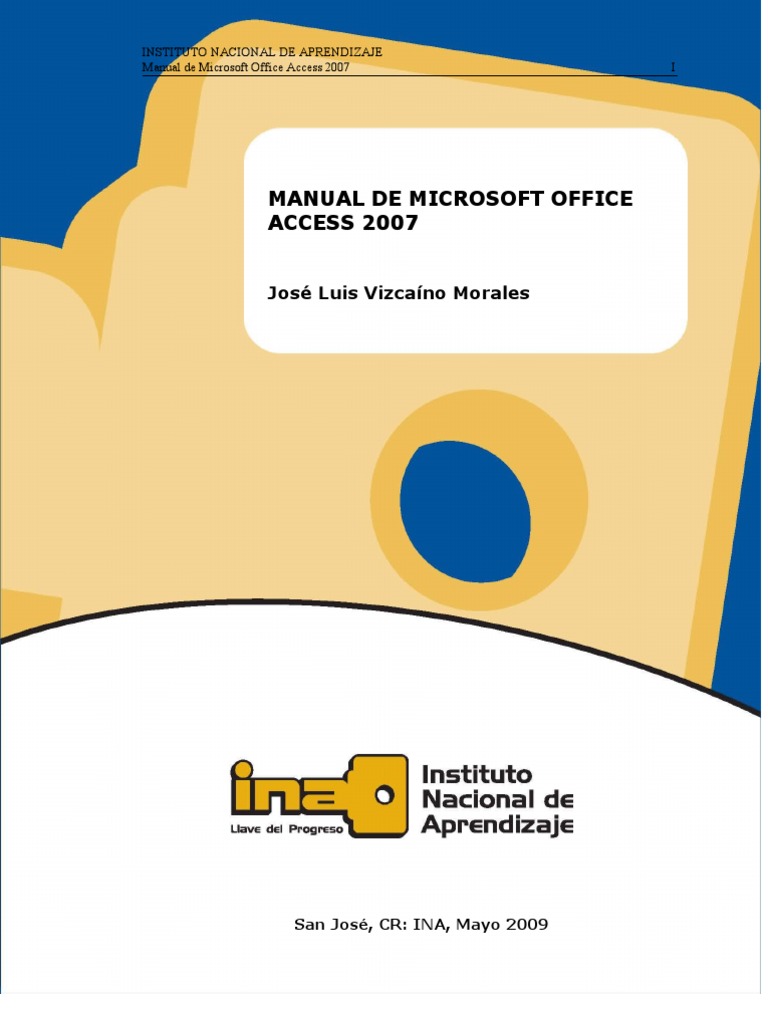 Manual - Microsoft Access 2007 | PDF | Tabla (base de datos) | Microsoft