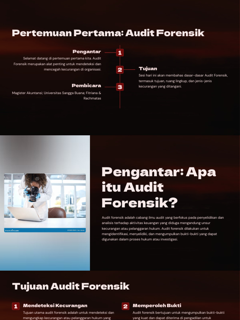 Audit Forensik: Deteksi dan Pencegahan Kecurangan | PDF