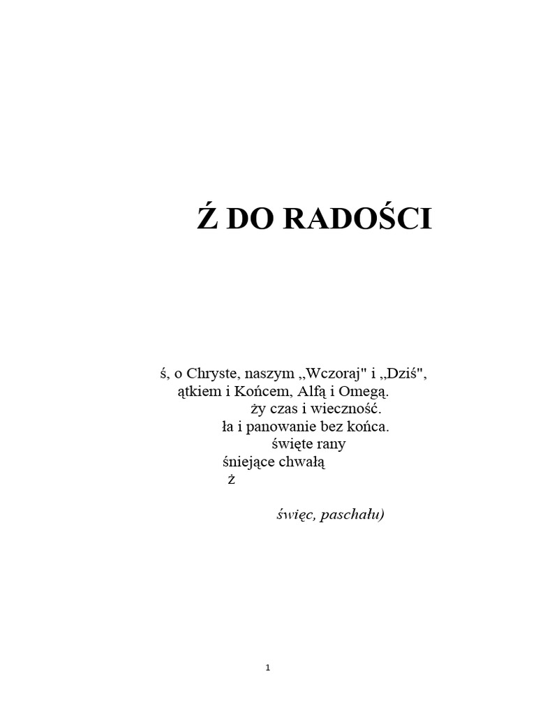Ivan Novotny - Wejdz Do Radosci | PDF