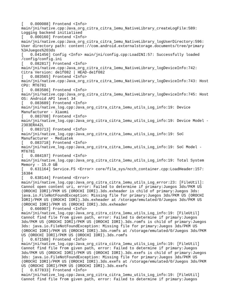 citra_log | PDF | Computing | Computer Hardware