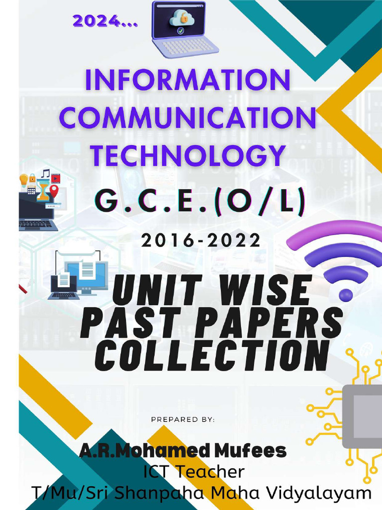 G.C.E O/L ICT Past Papers 2016-2022 | PDF