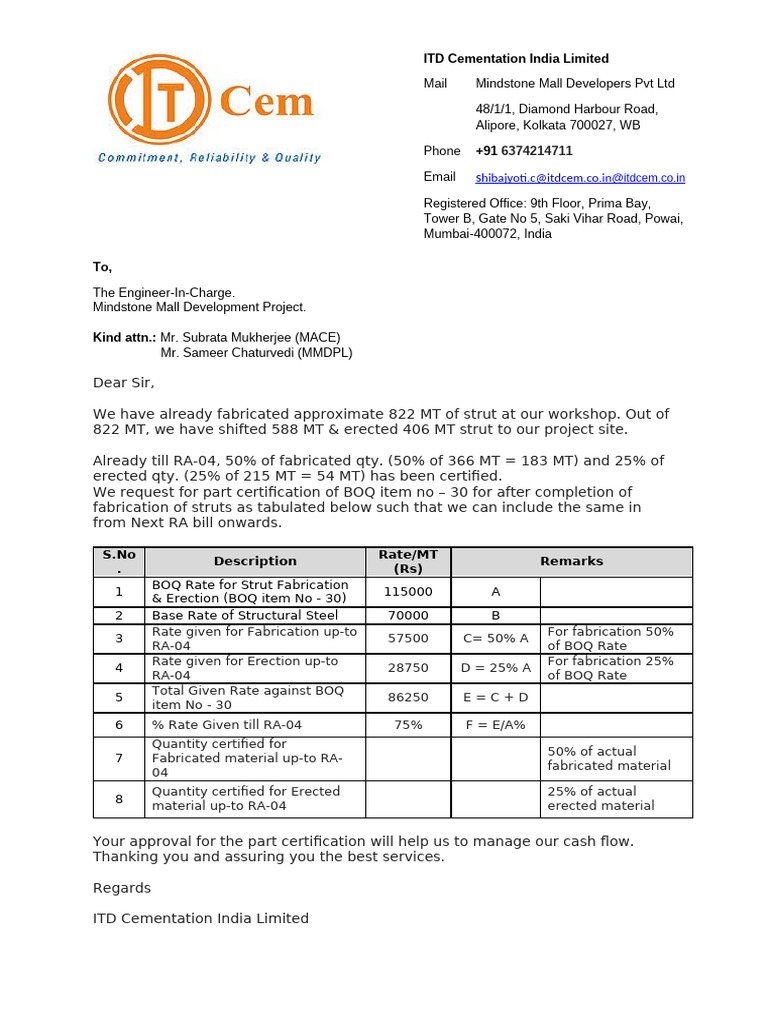 STRUT RATE APPROVAL | PDF