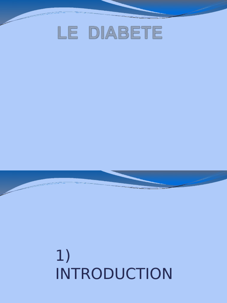 Diab1 | PDF | Insuline | Diabète