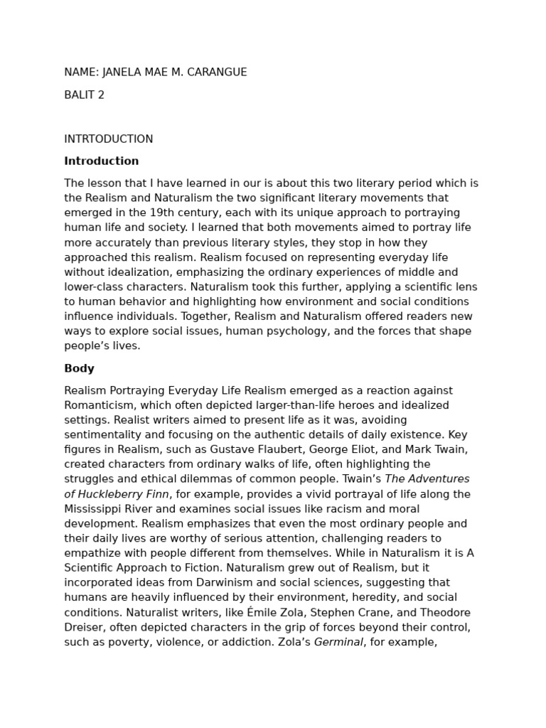 Name | PDF | Realism (Arts) | Liberal Arts Education