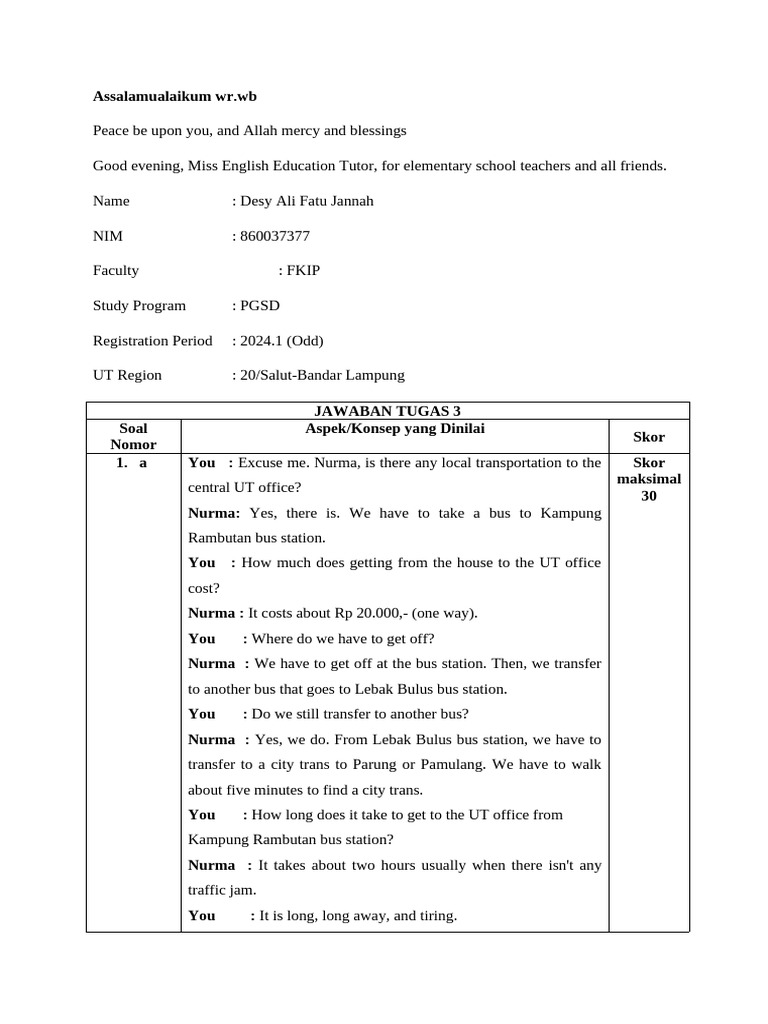 Tugas 3.bahasa Inggris | PDF