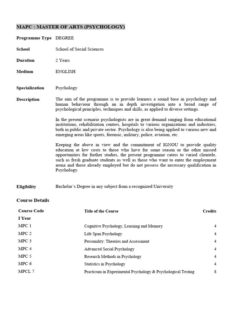 PI_MAPC | PDF | Psychology | Psychotherapy