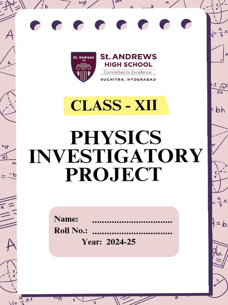 Phy Cover Page | PDF