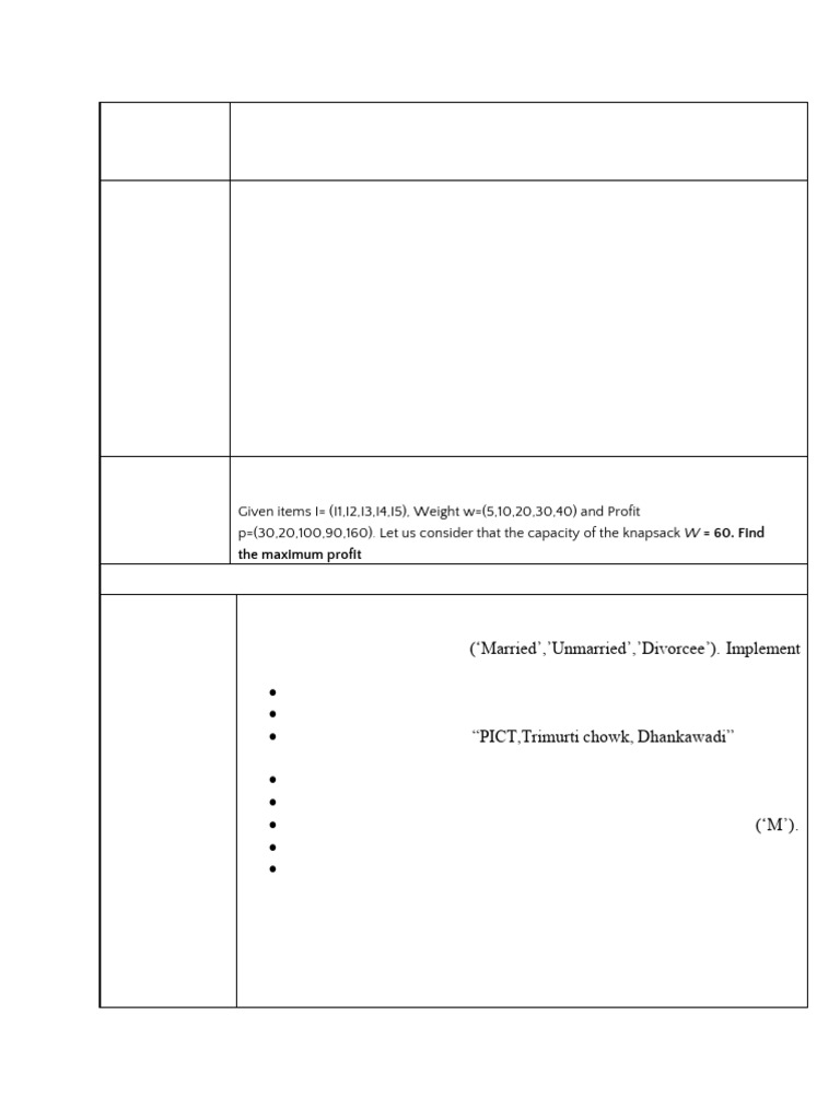 Final LP - 1 Problem Statement (ML, DAA or ADBMS) - 2023 - 24 | PDF | Regression Analysis ...