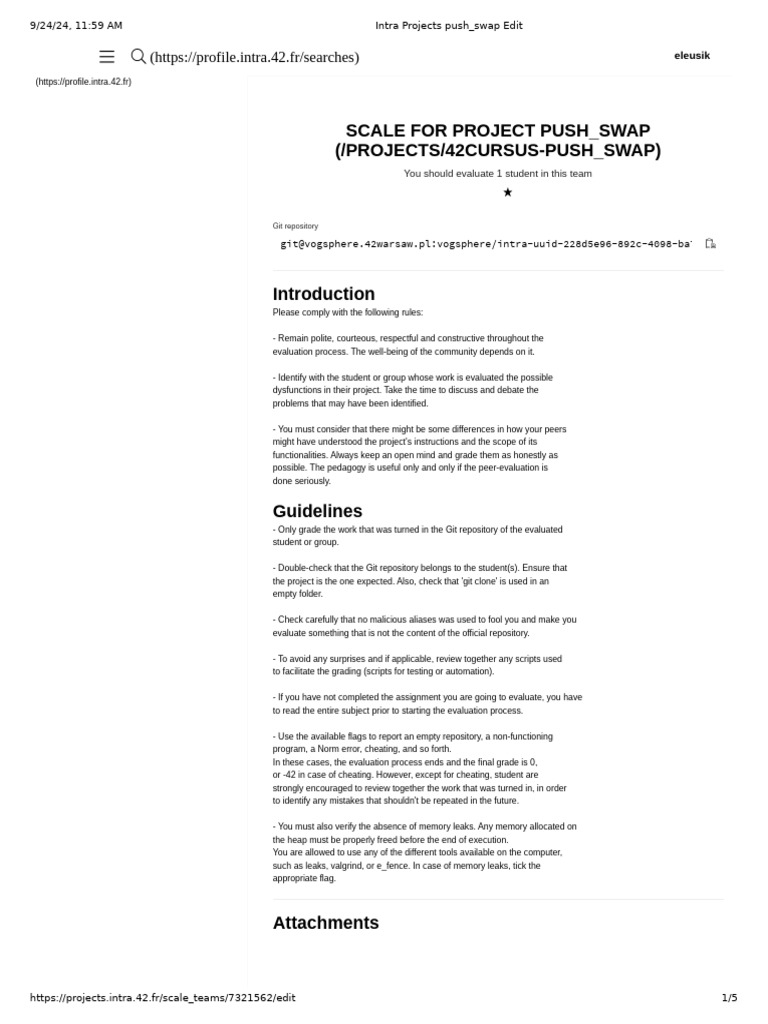 push_swap | PDF | Software Engineering | Computing