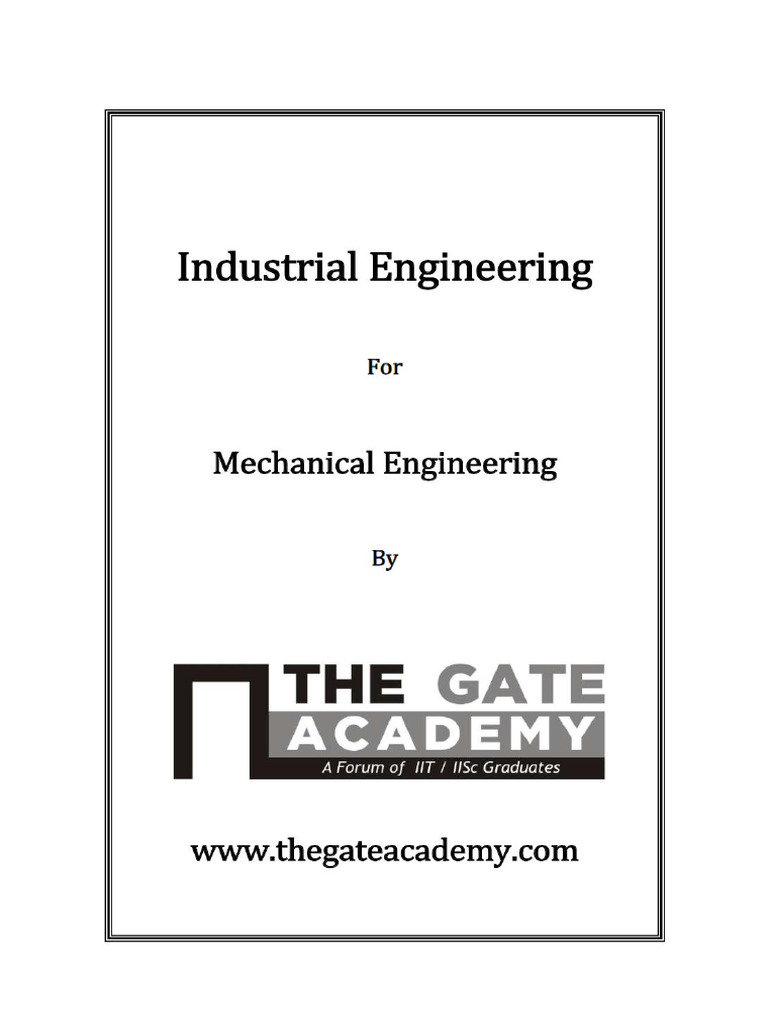 Industrial Engineering | PDF